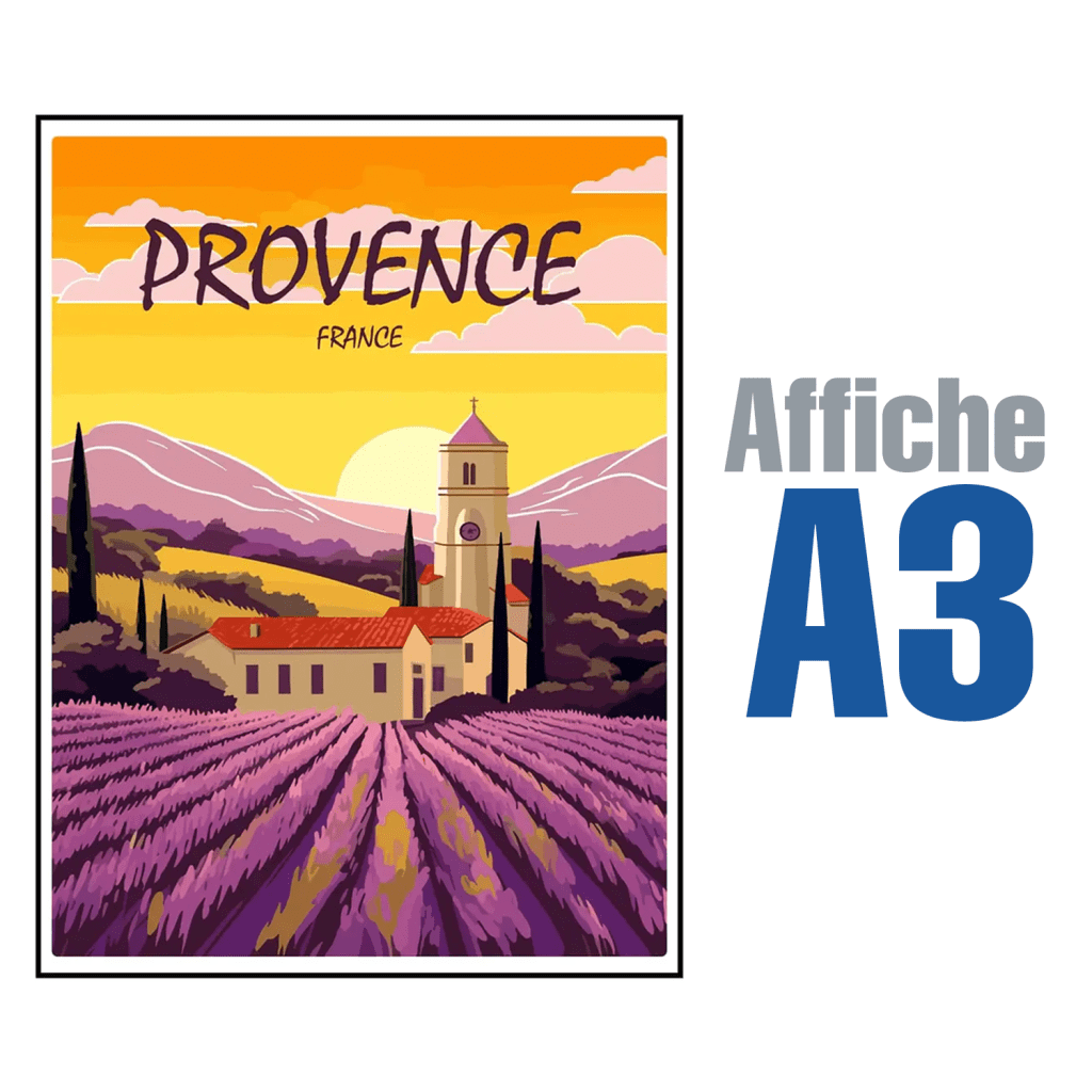 Affiche A3 - Imprimerie Alpha Omega: Livré en 24h